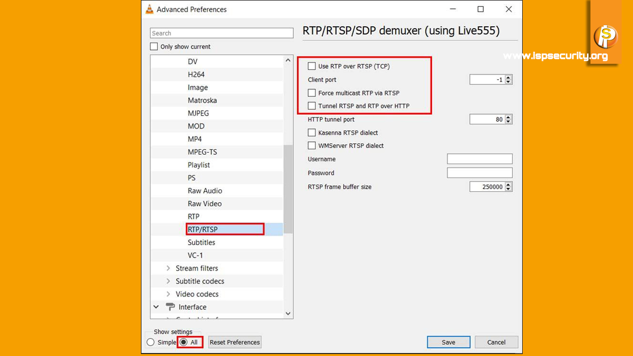 پخش ویدئوهای RTSP دوربین های مداربسته | ایمن سازان پیشرو